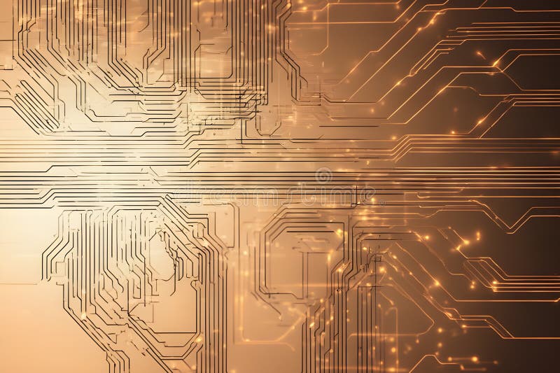 A Sleek and Minimalist High-tech Background Featuring Glowing Patterns ...