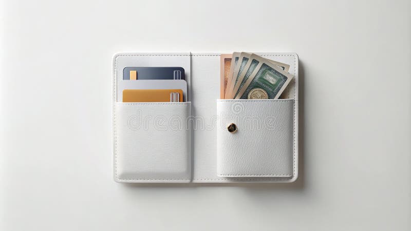 Modern Digital Wallet Mockup a Realistic Visual Representation of ...