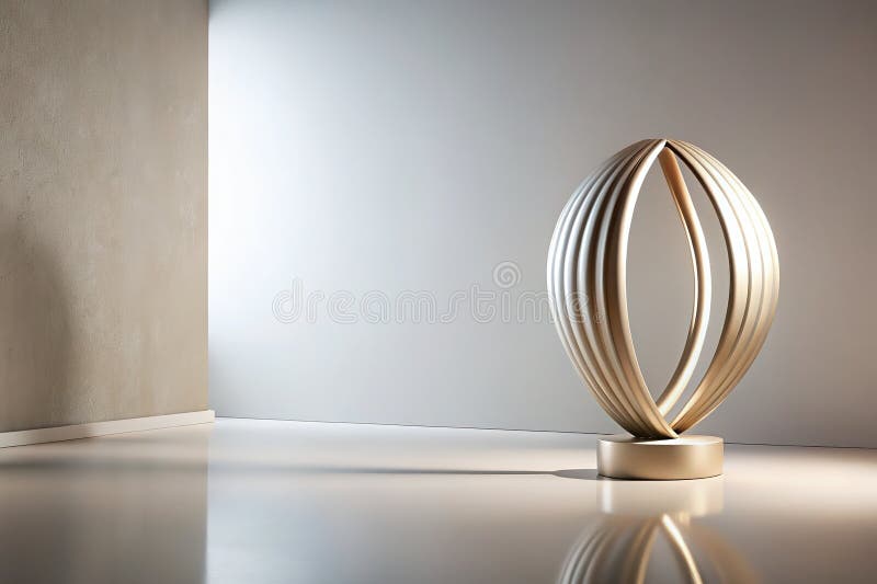 Modern Minimalist Object Design a Contemporary Sculpture for Branding ...