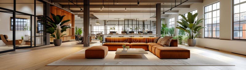 Sleek Minimalist Office Design with Clean Lines and Open Layout ...