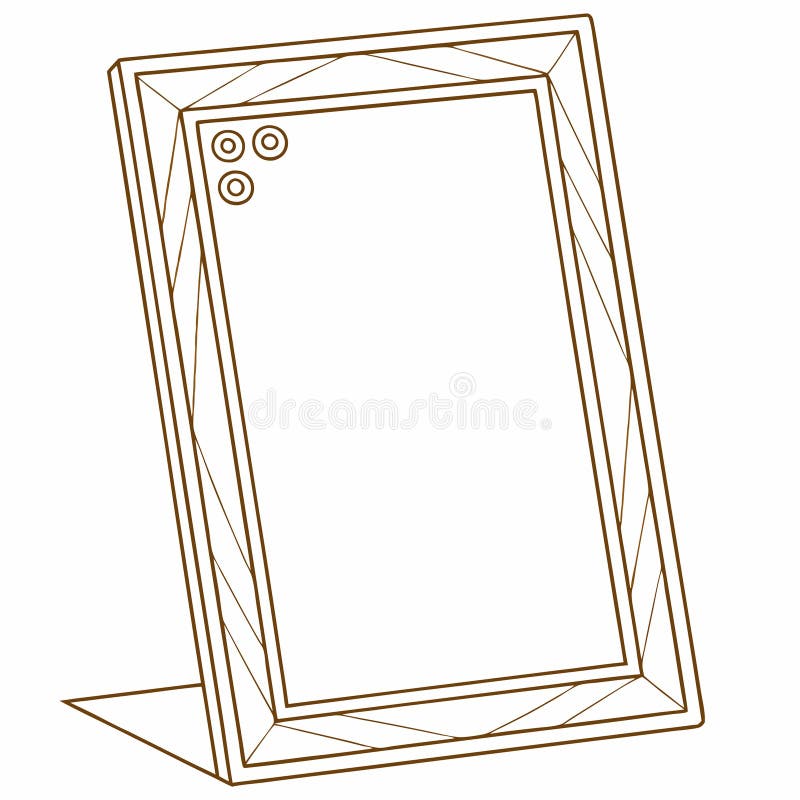 Minimalist Rectangular Frame with Thin Golden Lines Stock Vector ...