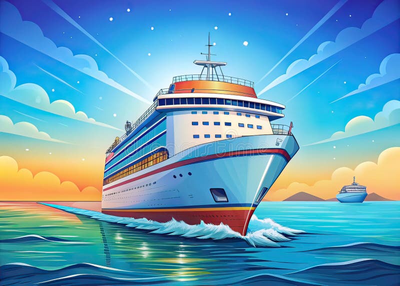 Sleek Minimalist Ship Design a Modern Interpretation of Maritime ...