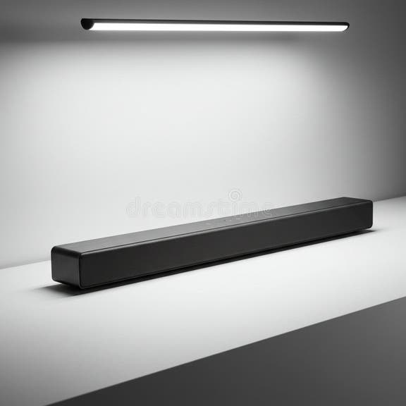 A Sleek, Minimalist Soundbar with a Rectangular Shape is Positioned on ...