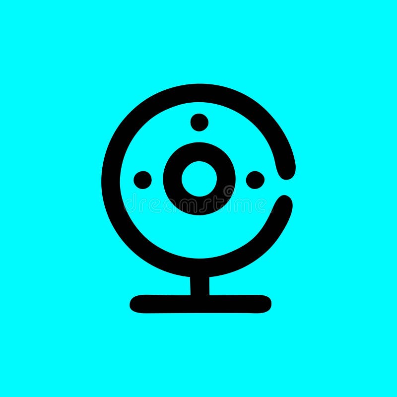 Minimalist Webcam Icon - Technology, Streaming, and Online ...