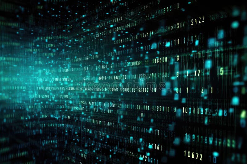 Sleek and Minimalistic Background with Abstract Code Snippets and Data Encryption Symbols ...