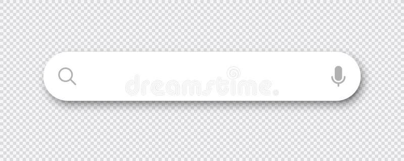 A Modern Search Bar Featuring a Microphone Icon for Enhanced Voice ...