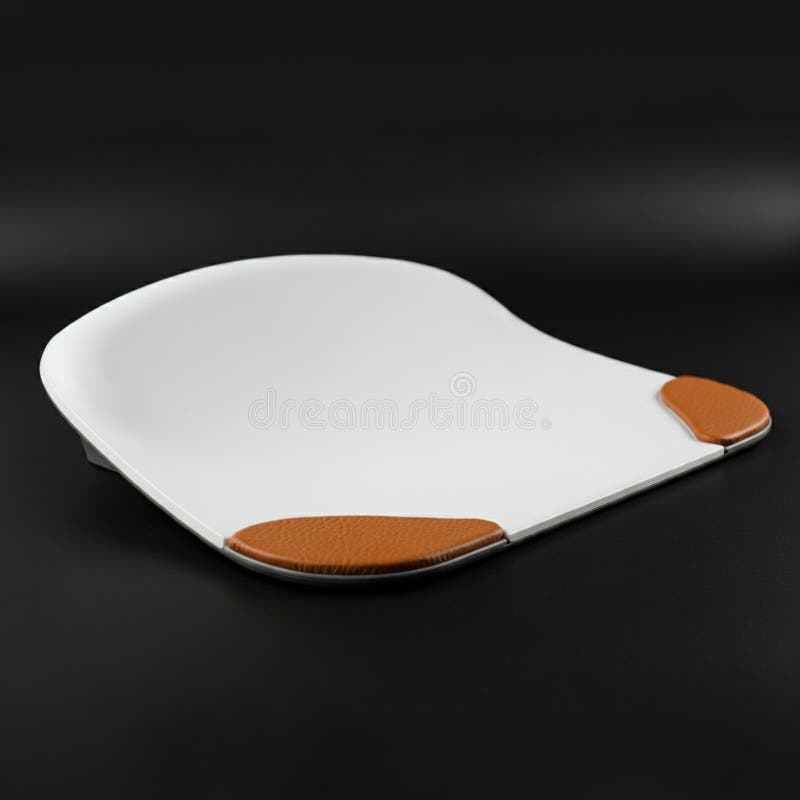 A Sleek, Minimalistic White Object with a Gently Curved Surface ...
