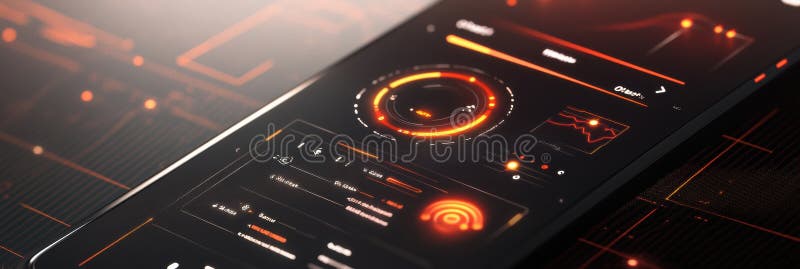 Sleek Mobile App Interface for Smart Hair Gadgets Featuring Modern ...