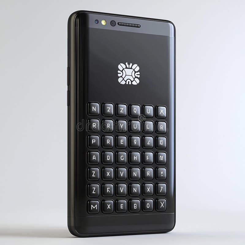 Innovative Mobile Device with Unique Keyboard Design for Modern ...