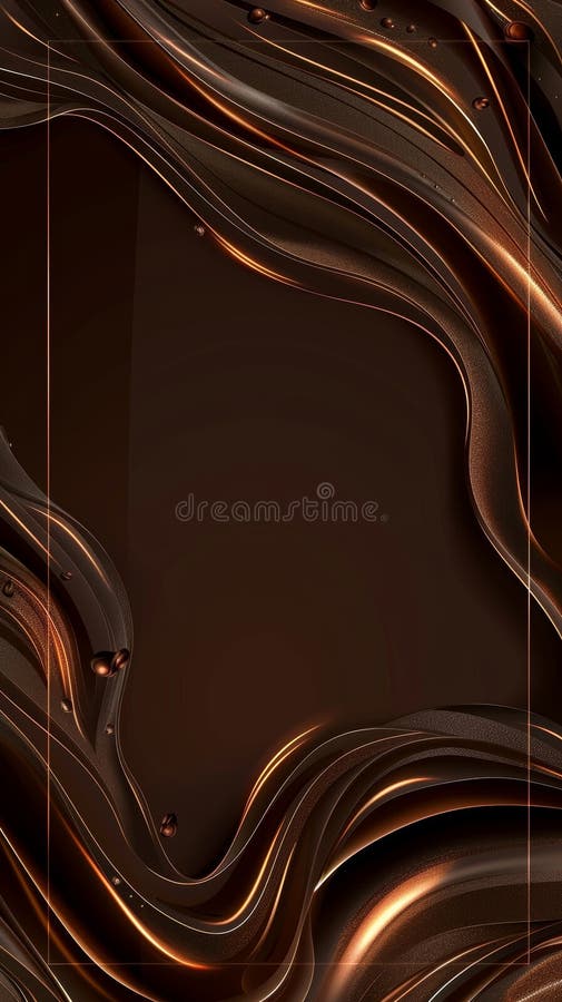 A Sleek Mocha Price Display Frame Showcases Pricing Information within ...