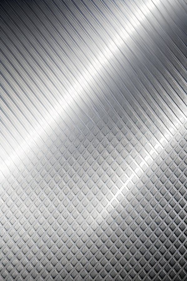 Abstract White and Silver Gradient Pattern with Metal Texture Stock ...