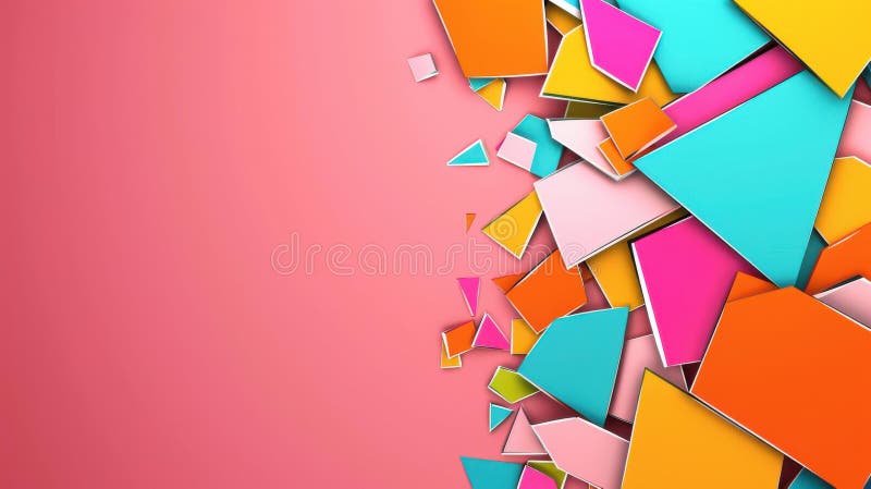 A Sleek, Modern Abstract Design Featuring Polygonal Shapes and a ...