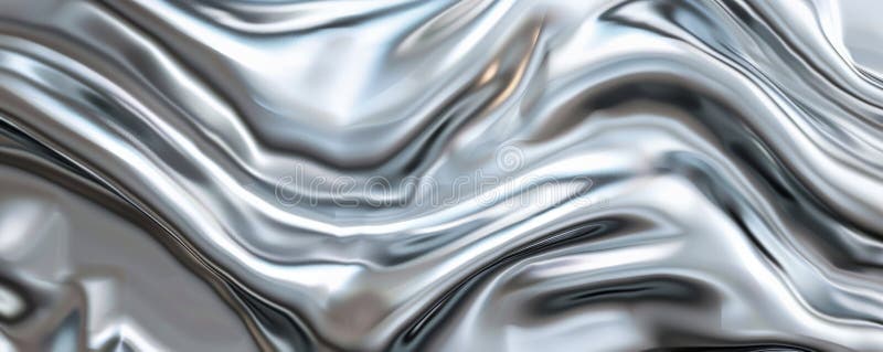 A Sleek and Modern Background of Liquid Titanium, with Its Metallic ...