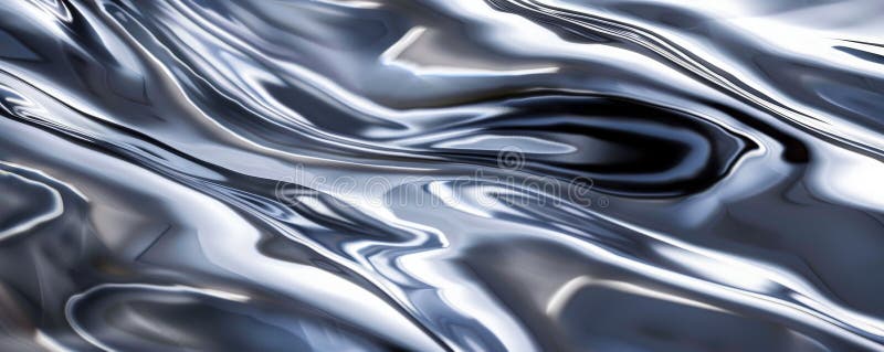 A Sleek and Modern Background of Liquid Titanium, with Its Metallic ...
