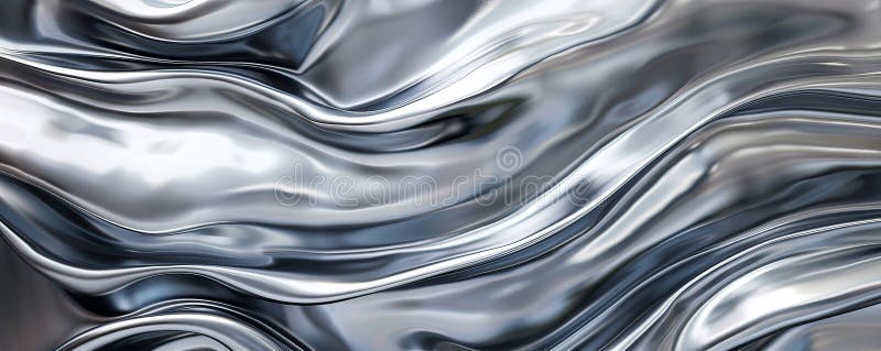 A Sleek and Modern Background of Liquid Titanium, with Its Metallic ...