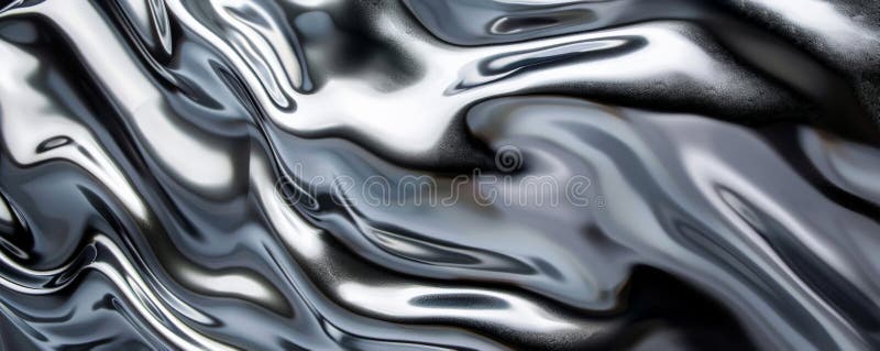 A Sleek and Modern Background of Liquid Titanium, with Its Metallic ...