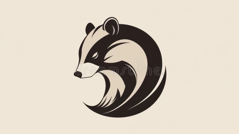 A Sleek and Modern Badger Logo Design Featuring a Minimalist Style ...
