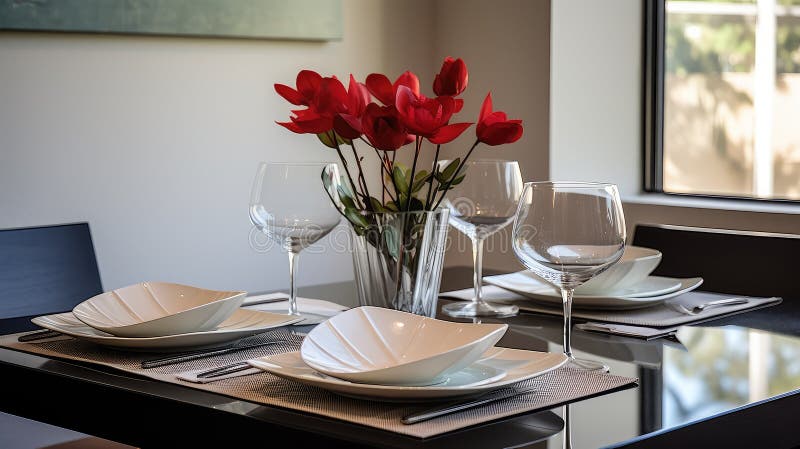 Sleek modern black stock illustration. Illustration of interior - 368183593