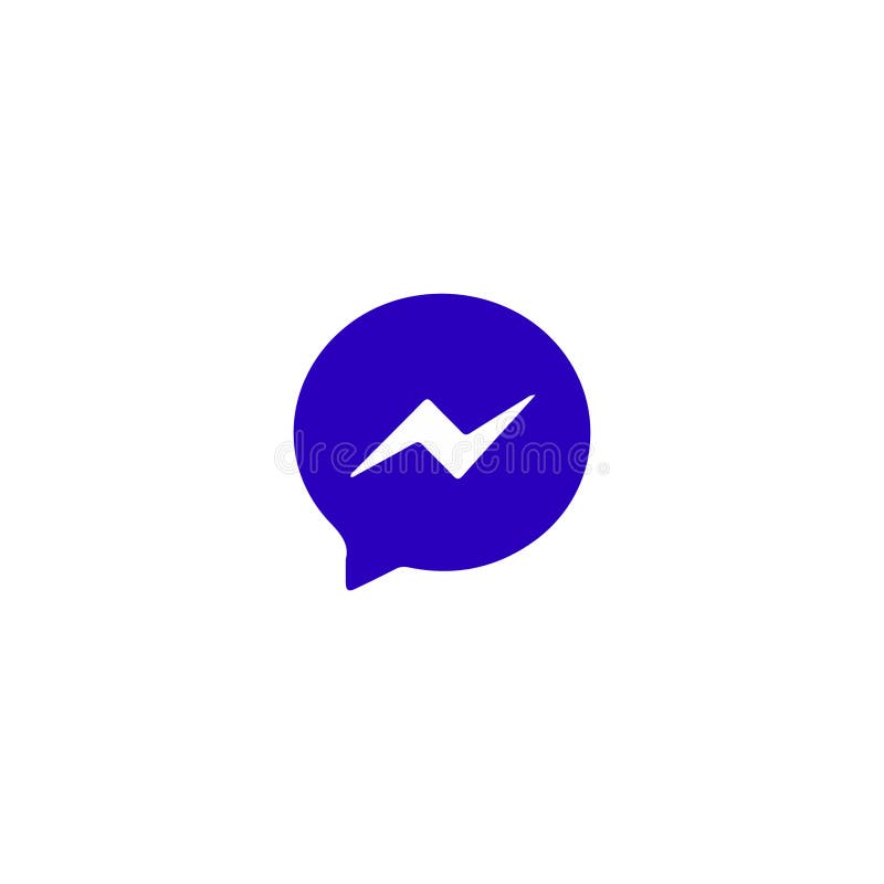 Elegant Black Messenger Icon - Vector EPS Art Stock Illustration ...