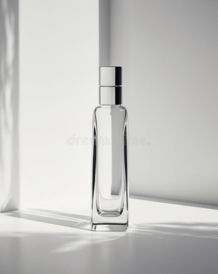 Sleek Modern Bottle Design on Clean Background with Soft Shadow for ...