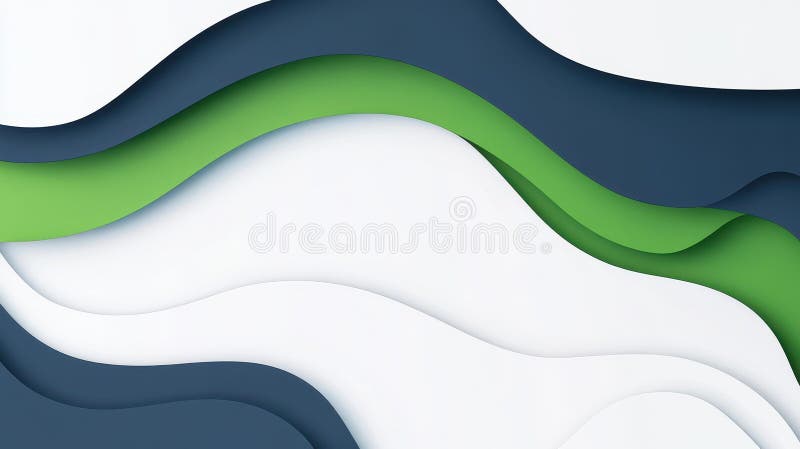 A Sleek, Modern Brochure Template Featuring a Greenbluewhite Abstract ...