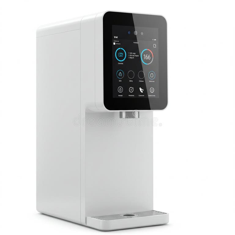 A Sleek, Modern Coffee Machine with a Minimalist Design. it Features a ...