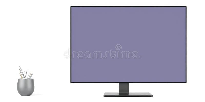 Modern Minimalist Computer Graphic Design Template Clean Desktop ...