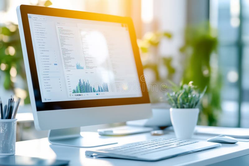 Modern Data Analysis Dashboard Featuring Various Graphs and Charts ...