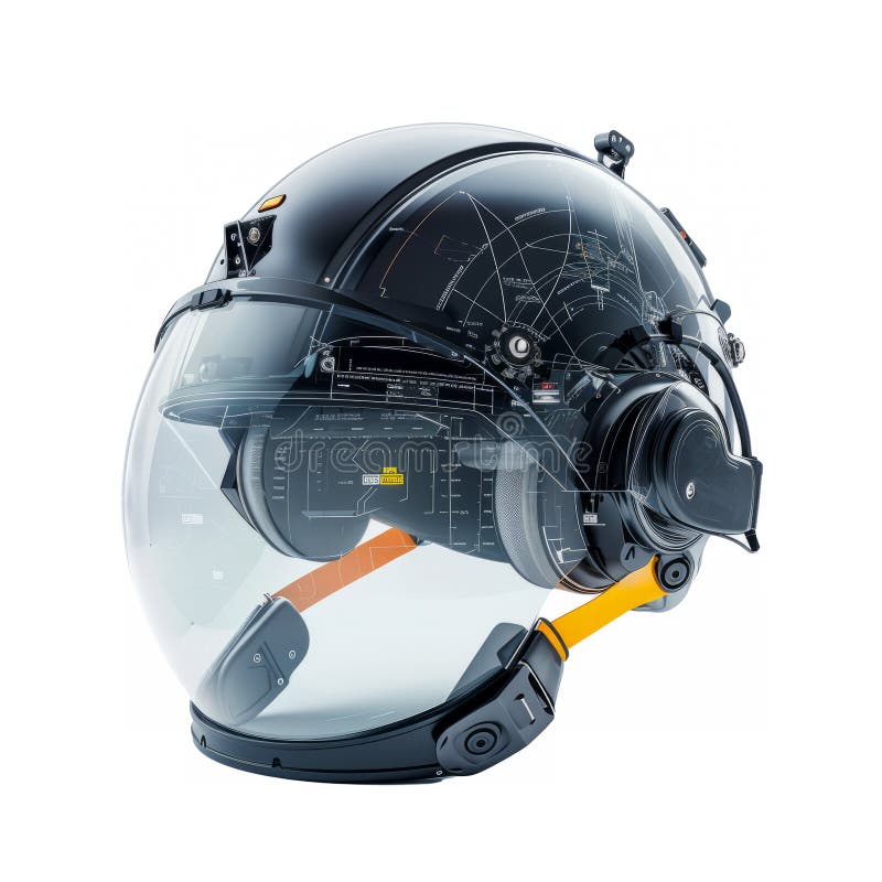 A Sleek and Modern Construction Helmet with Clean Lines and a ...