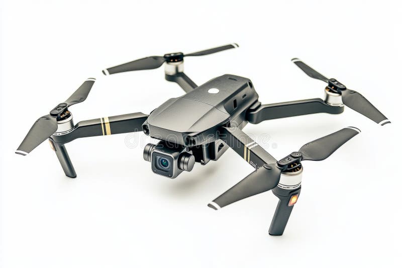 A Sleek and Modern Drone Design Hovering in Space. this Flying Device ...