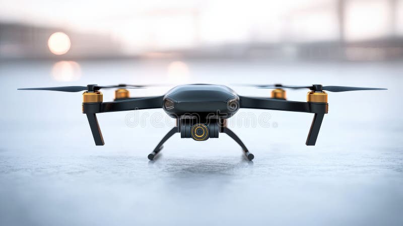 Sleek and Modern Drone with High-resolution Camera Generative AI ...