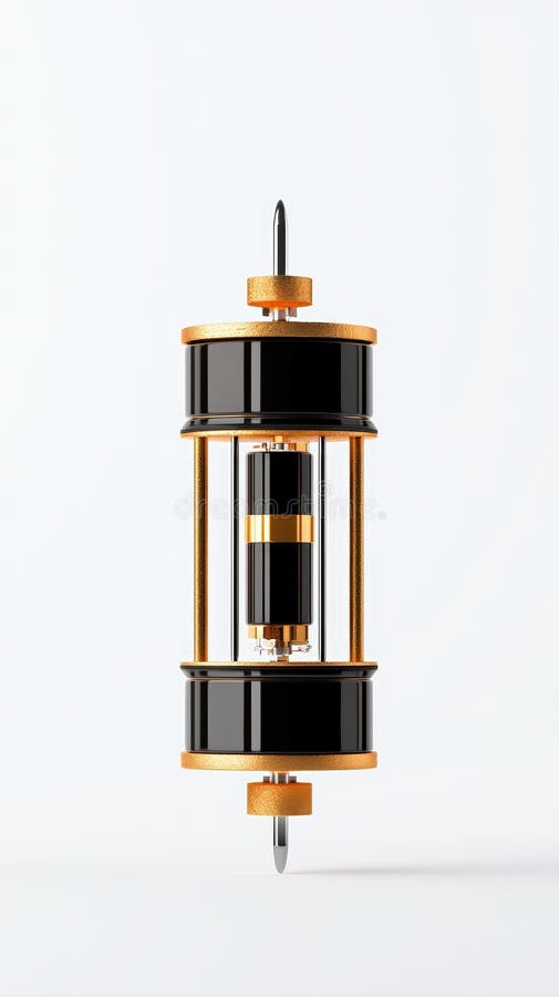 A Sleek Modern Electric Coil with a Golden and Black Design Ideal for ...