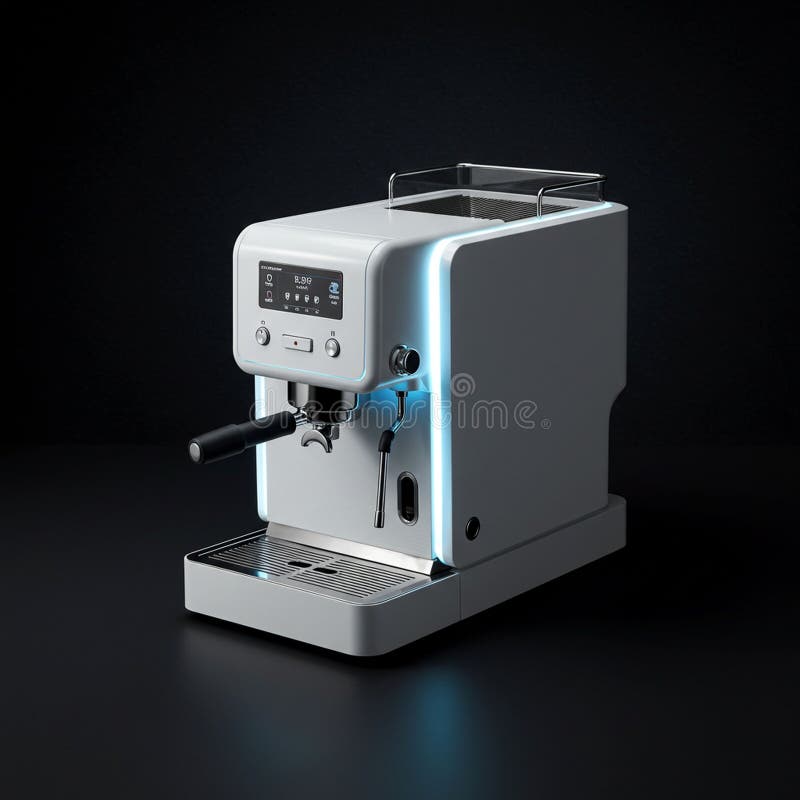 A Sleek, Modern Espresso Machine with a Minimalist Design. it Features ...