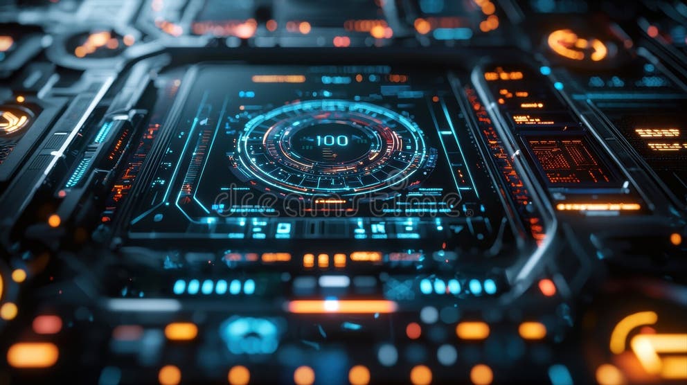 Sleek and Modern Futuristic Computer Design with Advanced Interfaces ...