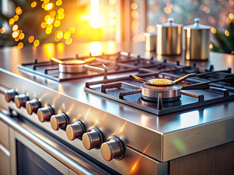Sleek and Modern Gas Stovetop a Minimalist Kitchen Design Element ...