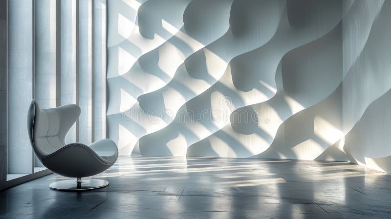 Sleek and Modern High-Tech Wallpapers in Shadow Gray. Stock ...