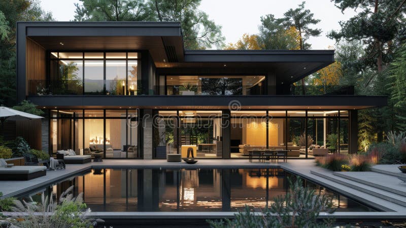 Sleek Modern House with Seamless Indoor-outdoor Flow and Open Spaces ...