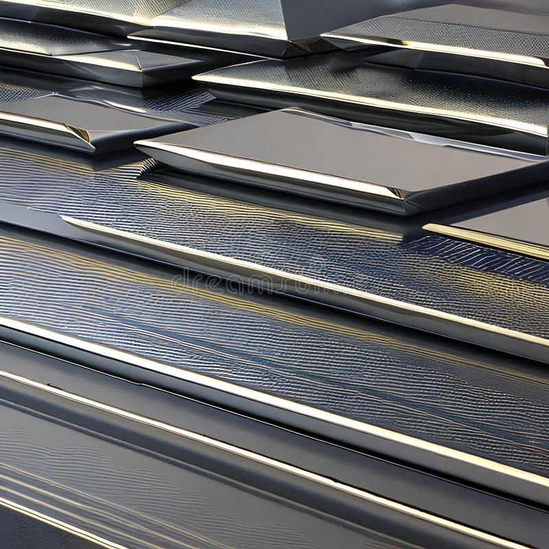 A Sleek and Modern Interpretation of a Metallic Surface, with ...