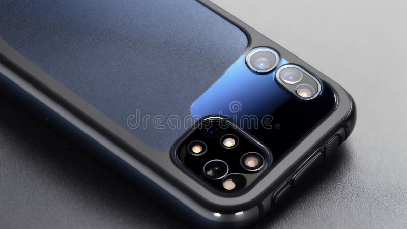 Sleek and Modern IPhone 13 Pro Max in Midnight Blue.AI Generated Stock ...