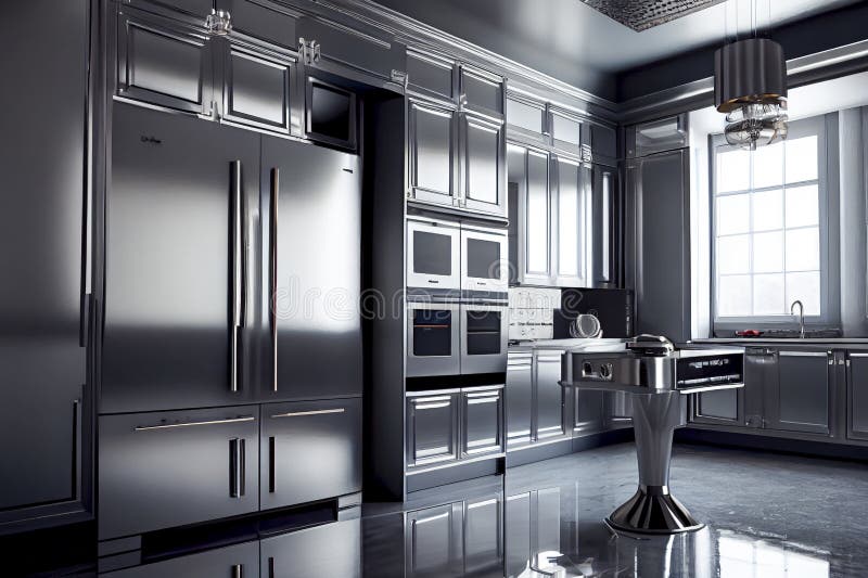 Metallic Appliances Stock Illustrations – 756 Metallic Appliances Stock ...