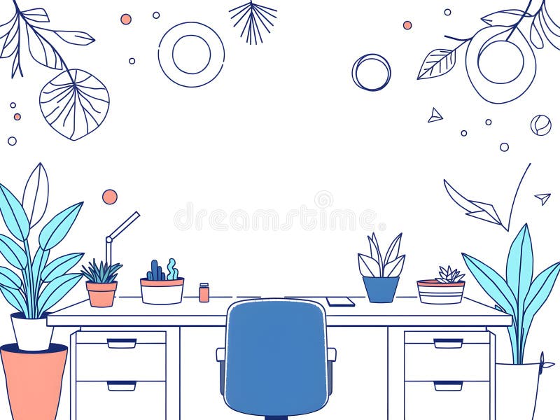 Sleek Modern Line Art Office Suite Minimalist Designs for a Dynamic ...