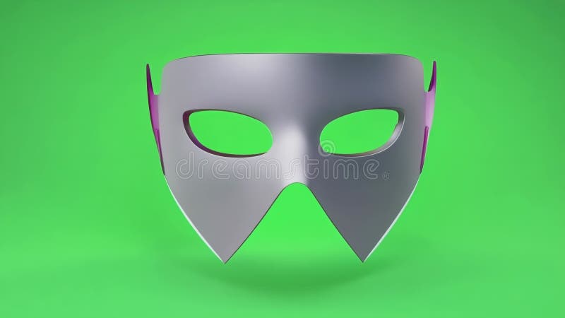 A Sleek Modern Mask Featuring Angular Lines that Change To Soft Curves ...