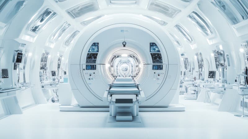 High-Tech Medical Imaging Room with Modern CT Scanner Equipment Stock ...