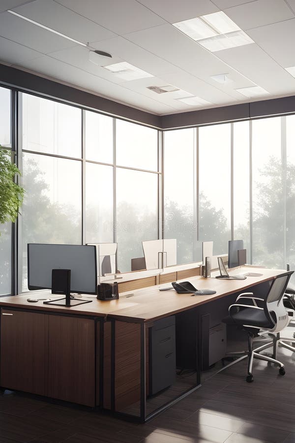 Professional workspace stock illustration. Illustration of workspace ...