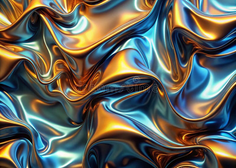 Sleek and Modern Seamless Chrome Metal Pattern for Design Inspiration a ...