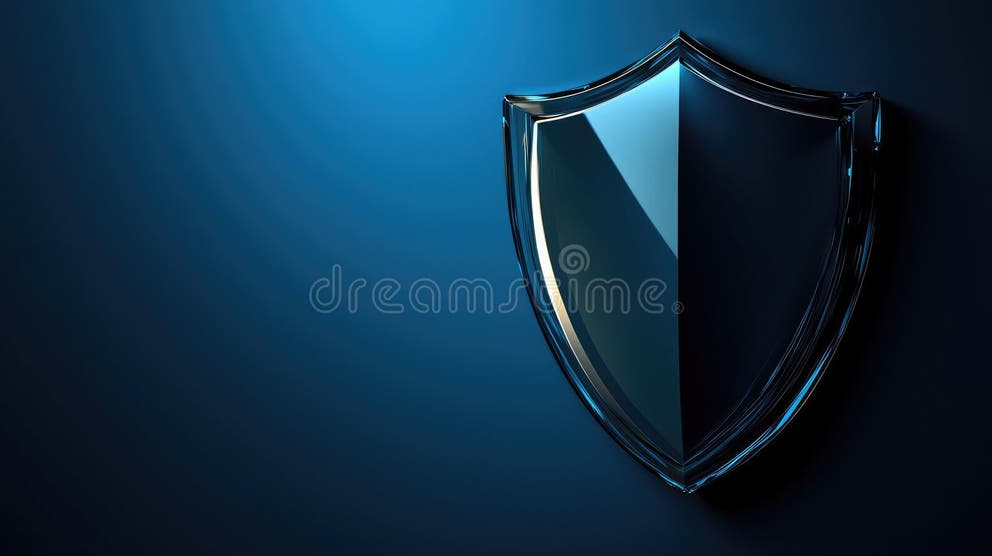 A Sleek, Modern Shield Representing Security and Protection Against ...