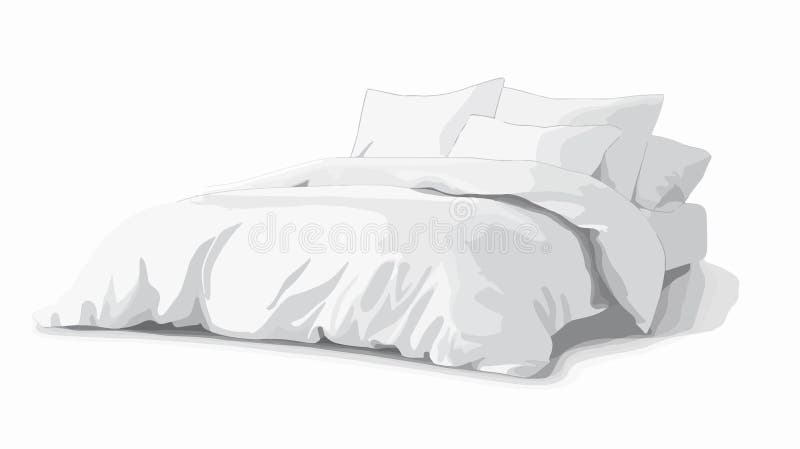 Sleek Modern Sleep Design White Background Vector Illustration Stock ...