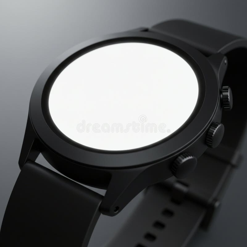 Sleek Smartwatch with Fitness Tracking Display – Modern Technology and ...