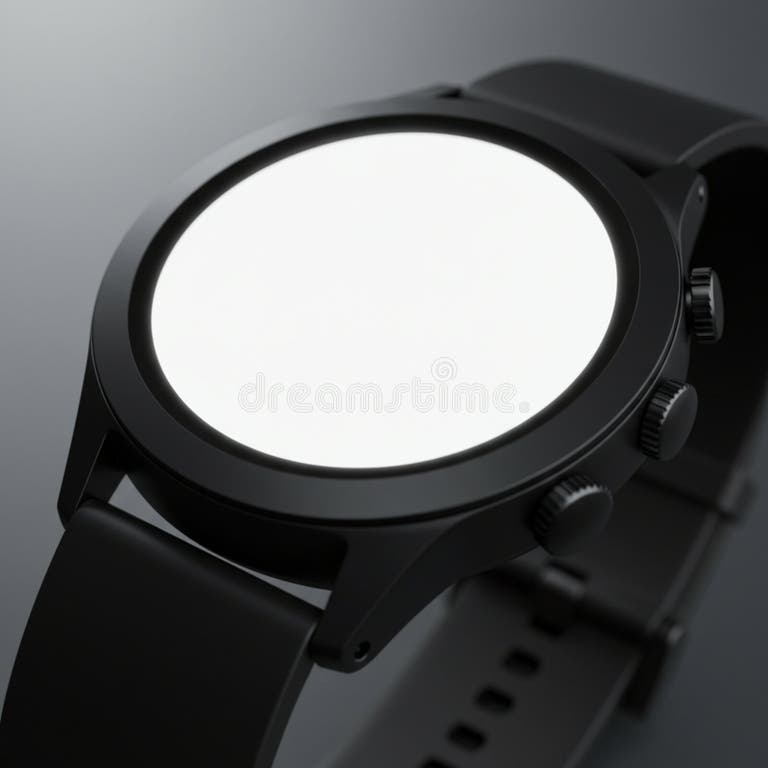 Sleek Smartwatch with Fitness Tracking Display – Modern Technology and ...