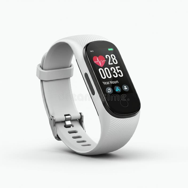 Sleek Smartwatch with Fitness Tracking Display – Modern Technology and ...